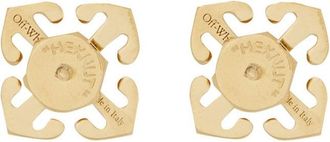 Off-white Arrow Mini Earrings - Gold