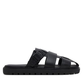 Calvin Klein Jeans Pantoletten Calvin Klein Jeans Sq Molded Sandal Fisherman YM0YM01220 Schwarz