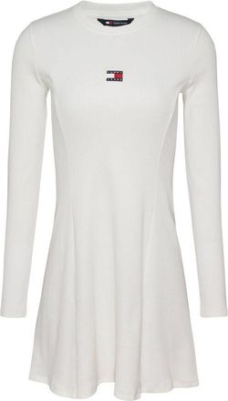 Tommy Jeans Damen Jerseykleid TJW FIT & FLARE BADGE DRESS