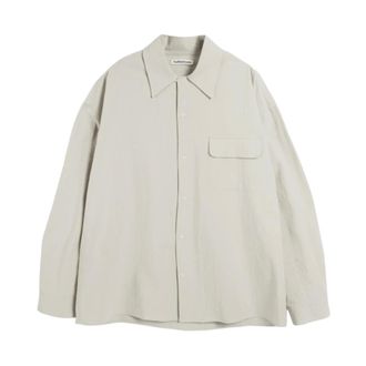 Ymc You Must Create Homme, Chemises, Beige, Taille: S Long Sleeve Shirt P2Aap01