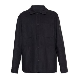 Moncler Tagnit Wendbare Woll-Hemdjacke - - Jackets - Herren - Blau - L