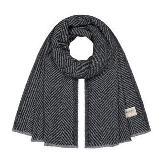 Barts Sohoho scarf black - Gris anthracite chin&eacute; - Taille Unique - Echarpe