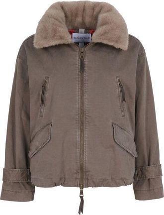 BLONDE No.8 Winterjacke TYRA II mit Kunstfell-Kragen