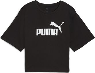 Puma ESS Cropped No. 1 Logo Relaxed T-Shirt Damen, Kleidung, Schwarz, XL
