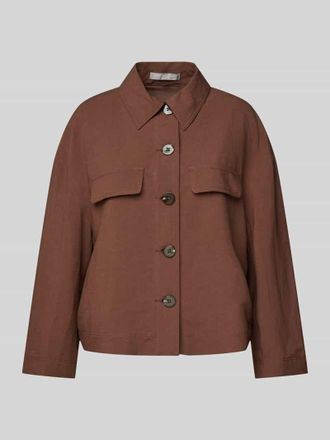 Christian Berg Regular Fit Blazer aus Viskose-Leinen-Mix