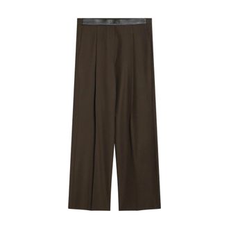 Loewe Femme, Pantalons, Vert, Taille: 38 FR Wide Pantalons