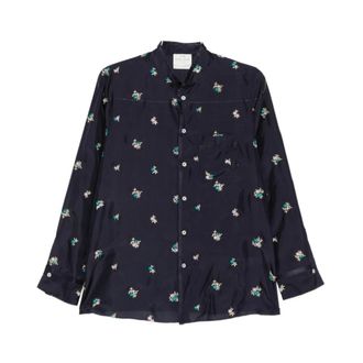 Forte_Forte Besticktes Seidenhemd - - Blouses & Shirts - Damen - Blau - S