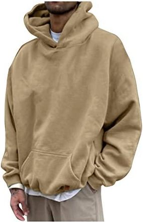 Generic Sweat a Capuche Homme Hooded Sweatshirt Sweatshirt &agrave; Capuche Homme avec Broderie, Style Hip-Hop D&eacute;contract&eacute; pour Un Look Europ&eacute;en