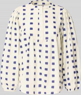 Lollys Laundry Regular Fit Bluse aus Baumwoll-Leinen-Mix Modell Sima