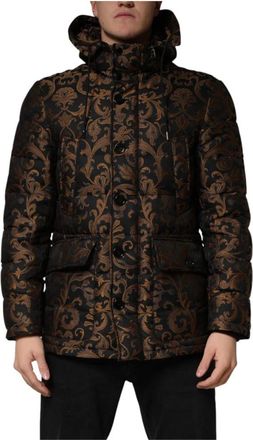 Dolce & Gabbana Homme, Vestes, Brun, Taille: 2XL Veste matelass&eacute;e