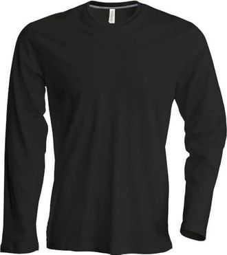 Kariban Tee-Shirt col Rond Manches Longues 100% Coton