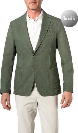 HUGO BOSS Herren Sakko grün meliert Slim Fit
