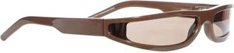 Rick Owens Femme, Accessoires, Brun, Taille: ONE Size Lunettes de soleil Fog