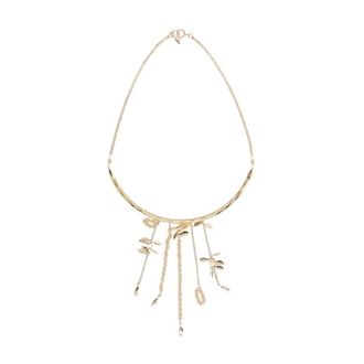 Isabel Marant Colgante Fringe Detalle Logo - - Accessories - Damen - Gelb - ONE SIZE