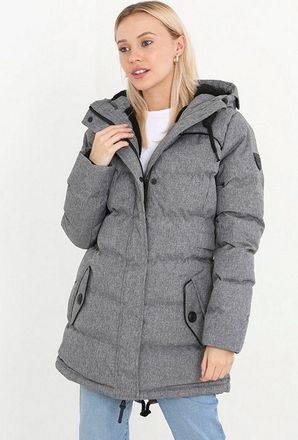 Brave Soul Winterjacke Steph Mit Kapuze und kuscheligem Teddy-Fell