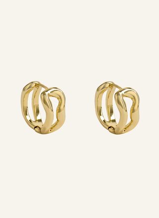 Pompidou Kreolen Melina Sculpted Small By Glambou gold