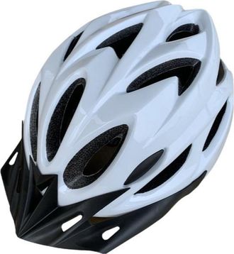 Harayaa Leichter Fahrradhelm mit Sonnenblende, Wei&szlig;, Einheitsgr&ouml;&szlig;e