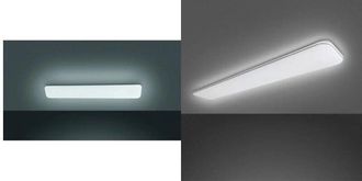 Fischer Plafonnier lampe de salon LED lampe de chambre blanc dimmable L 60 cm