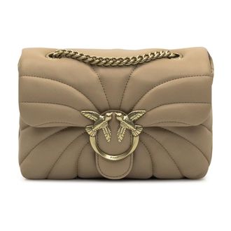 Pinko Pinko, Femme, Sacs, Brun, Taille: ONE Size Love Classic Puff Bag