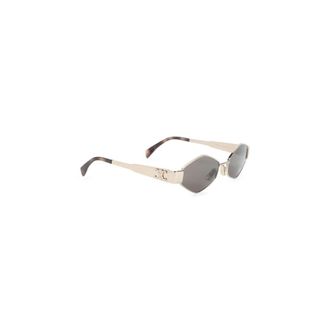 Celine Triomphe Metal 02 Sonnenbrille - - Accessories - Damen - Gelb - ONE SIZE