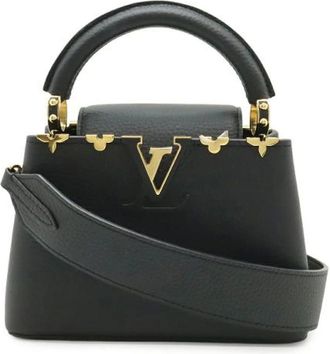 Louis Vuitton Pre-owned Sac Capucines Mini Noir - Femme - Pre-owned - Noir - Taille: ONE Size