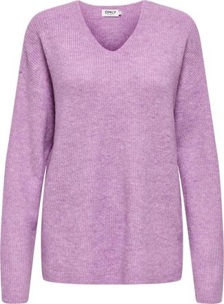 Only Onlcamilla V-Neck L/S Pullover KNT Noos