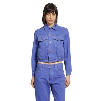 Versace WOMAN BLUE JACKETS