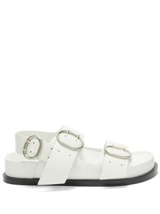 Jil Sander sandales &agrave; bout ouvert - Blanc