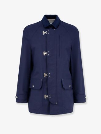 Brunello Cucinelli Water-resistant jacket with hooks - BRUNELLO CUCINELLI - gender_Man