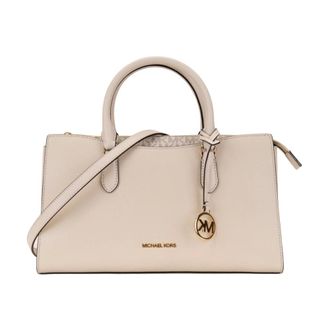 Michael Kors Sac bandouli&egrave;re en cuir - Femme - Sacs - Beige - Taille: ONE Size