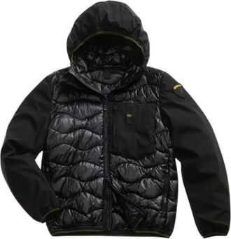 Blauer Herren, Jacken, Schwarzk, XLGröße