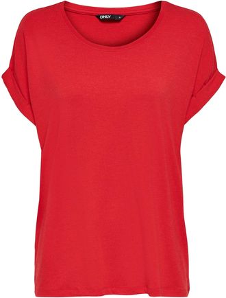 Only Tops für Damen Basic Kurzarm Rundhals
