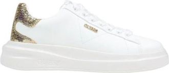 Guess Femme, Chaussures, Blanc, Taille: 37 EU Baskets Sportives en Cuir Faciles &agrave; Enfiler avec Lacets