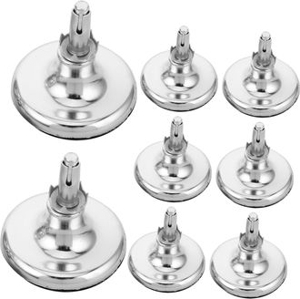 NUOBESTY 8stücke Möbelbeine Für Stühle Betten Regale Strapazierfähige Füße Teppichschutz Bodenschutz Einfach Zu Installierende Gleiter Geräuscharme Hockerbeina