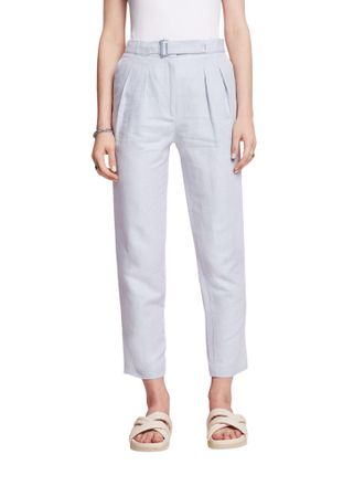 Esprit Damen 043EO1B317 Hose, 445/LIGHT Blue Lavender, 34