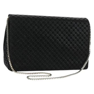 Ferragamo Pre-owned Wildleder-Umh&auml;ngetasche - - Pre-owned - Damen - Schwarzk - ONE SIZE