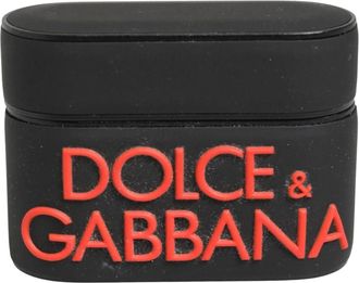 Dolce & Gabbana unisex, Accessoires, Noir, Taille: ONE Size Airpods Case