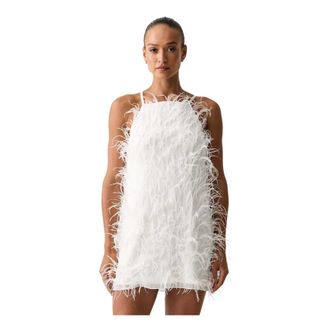 Pinko Pinko - Robe Courte Trap&egrave;ze - Femme - Robes - Blanc - Taille: 40 FR