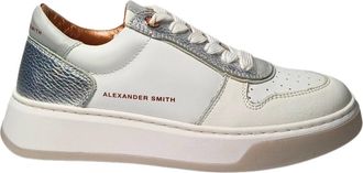 Alexander Smith Femme, Chaussures, Blanc, Taille: 37 EU Pelle Baskets