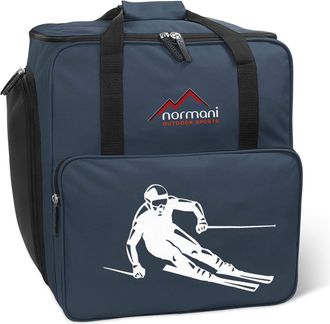 Normani Skischuhtasche mit separatem Helmfach und Rucksackfunktion Alpine DEPO Farbe Marine