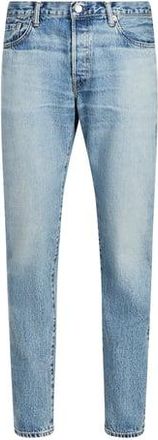 Edwin Jean droit uni en coton