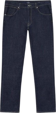 Hackett Jean Coupe Droite Lav&eacute; - Homme - Jeans - Bleu - Taille: W42