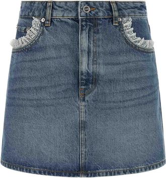 Ganni Minirock - Blau