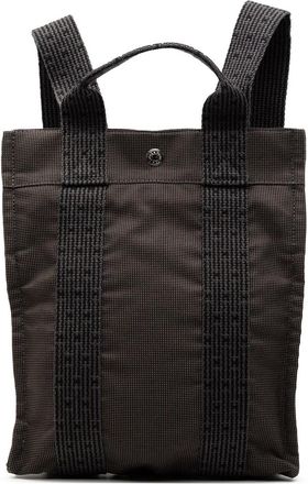Herm&egrave;s Rucks&auml;cke - Canvas Herline Backpack PM - Gr. unisize - in Grau - f&uuml;r Damen