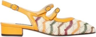 Carel Femme, Chaussures, Orange, Taille: 39 EU Pesche Heeled Mules