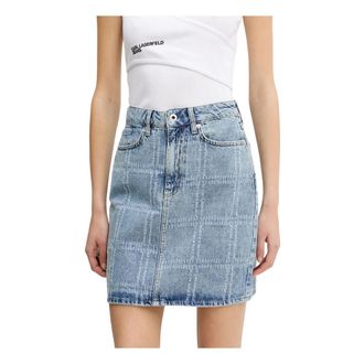 Karl Lagerfeld Patchwork-Jeansrock - - Skirts - Damen - Blau - S