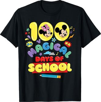 Disney Mickey & Minnie 100 Magical Days of School 100th Day T-Shirt
