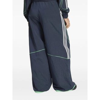adidas Wide-Leg Striped Trousers - Blue