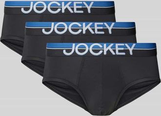 Jockey Slim Fit Slip mit Logo-Stitching im 3er-pack
