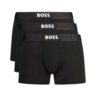 HUGO BOSS Homme, Sous-v&ecirc;tements, Noir, Taille: S Boxers en coton avec coupe confortable